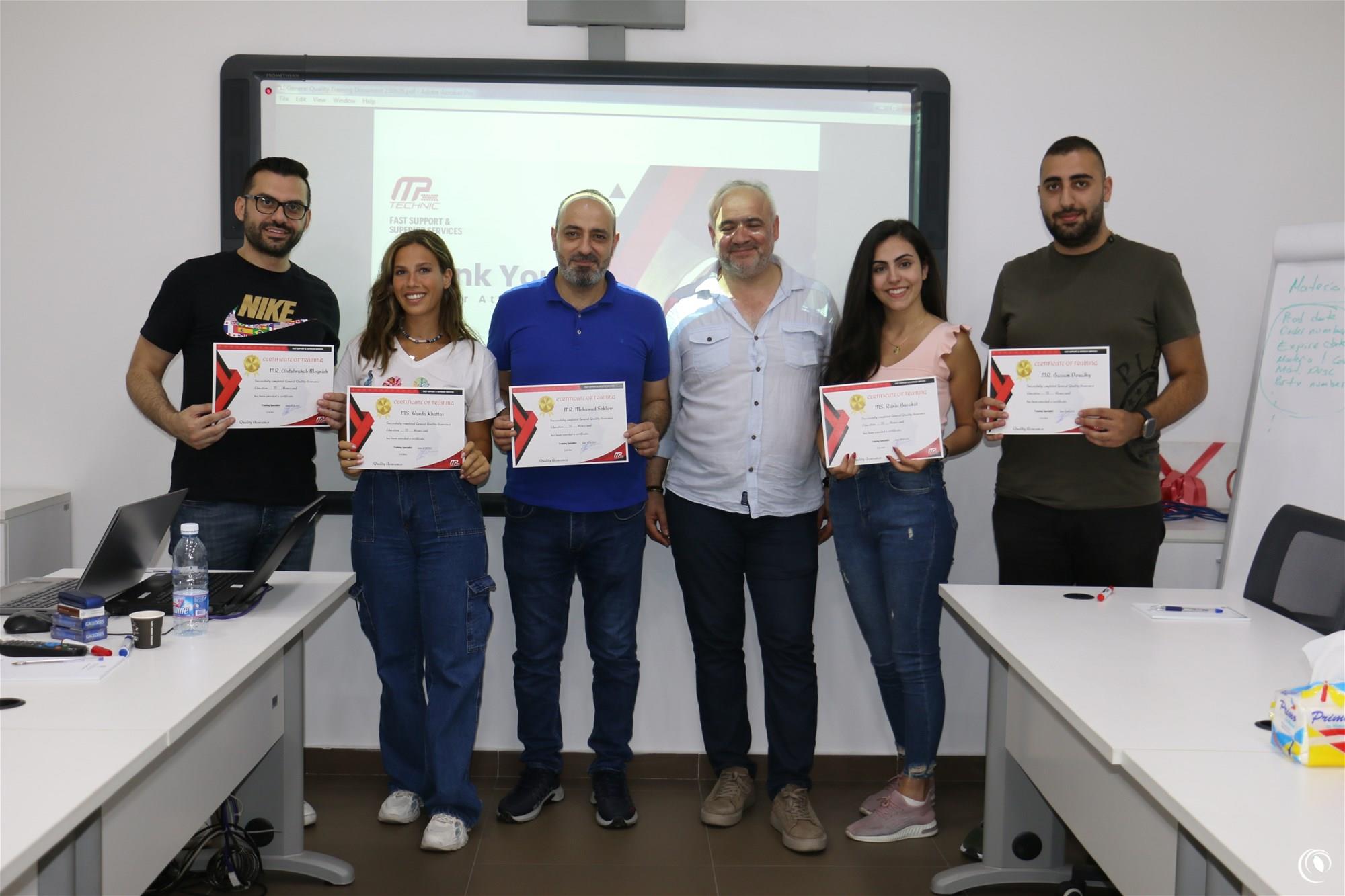 A Specialized Session on General Quality Assurance Organized by MP Technic