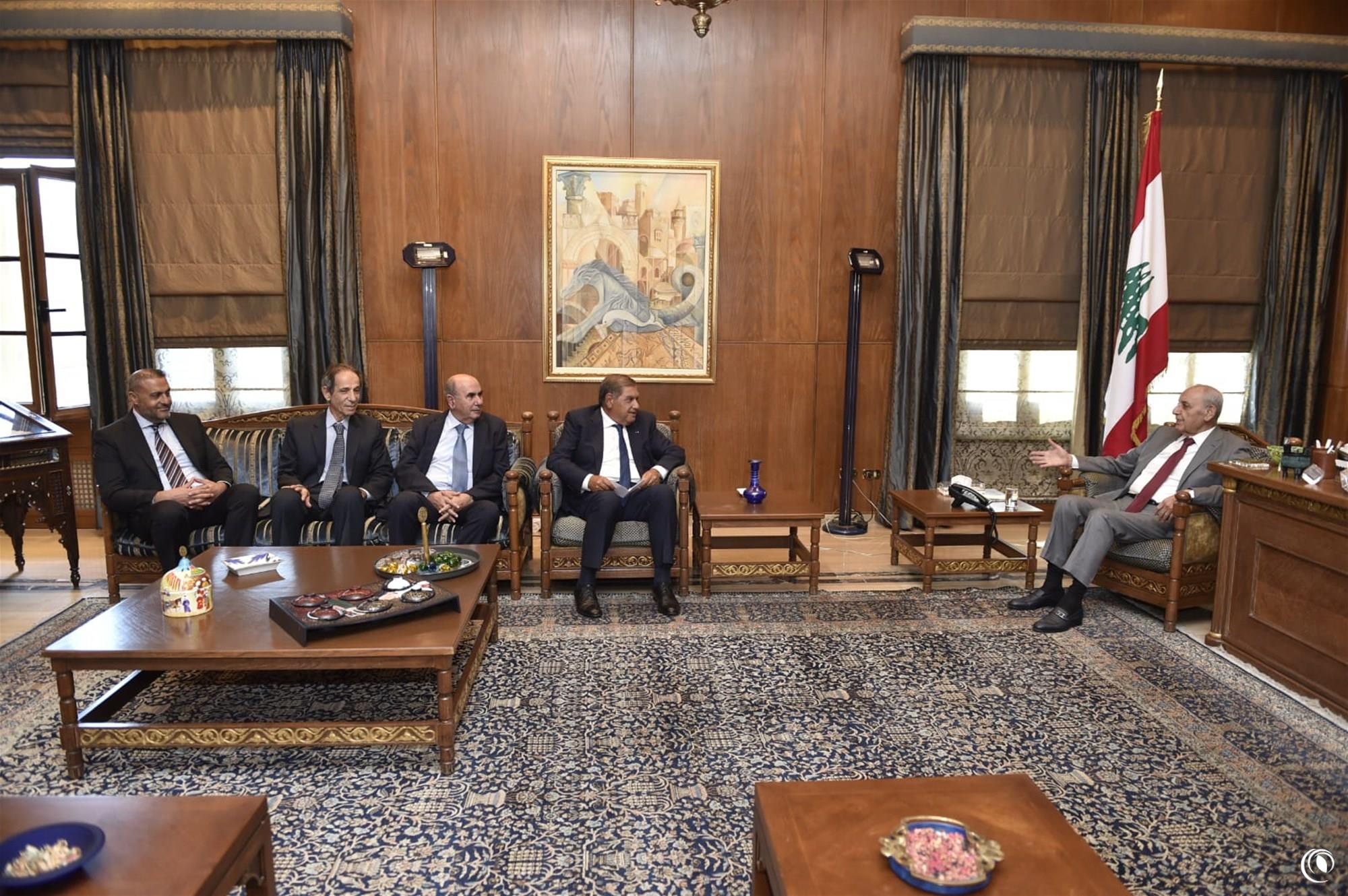 Regie Delegation, led by Seklaoui, Updates Parliament Speaker Berri on ...